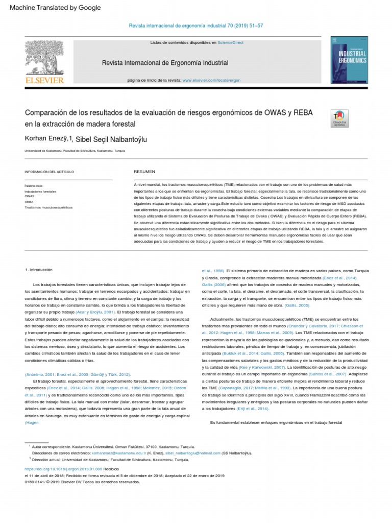 J Ergon 2019 01 009 | PDF