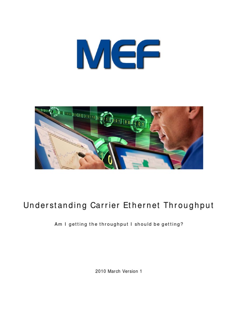 Understanding Carrier Ethernet Throughput | PDF | Transmission Control ...