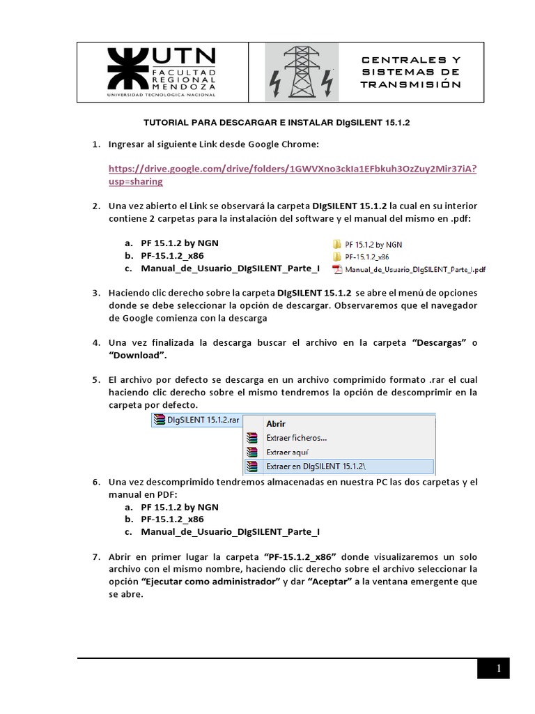 Guia de Instalación de Digsilent | PDF | Archivo de computadora ...