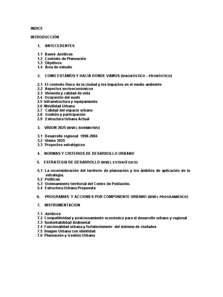 Desarrollo Urbano Mexicali 2025 | PDF | Planificación urbana ...