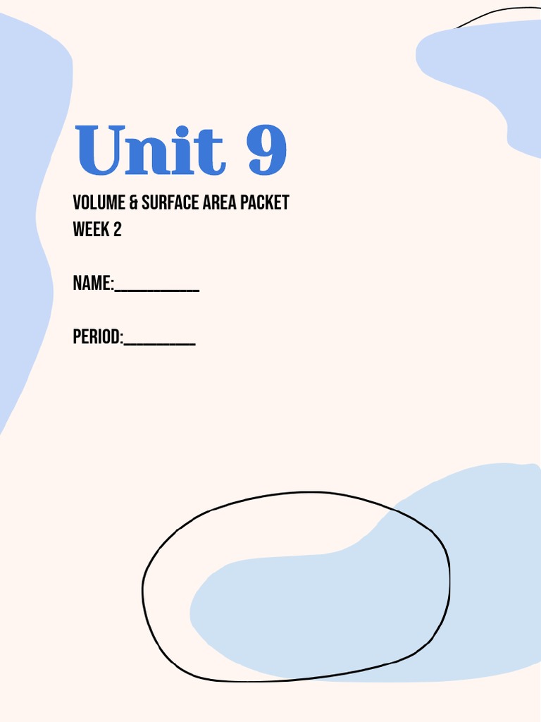Unit 9 Week 2 Packet | PDF