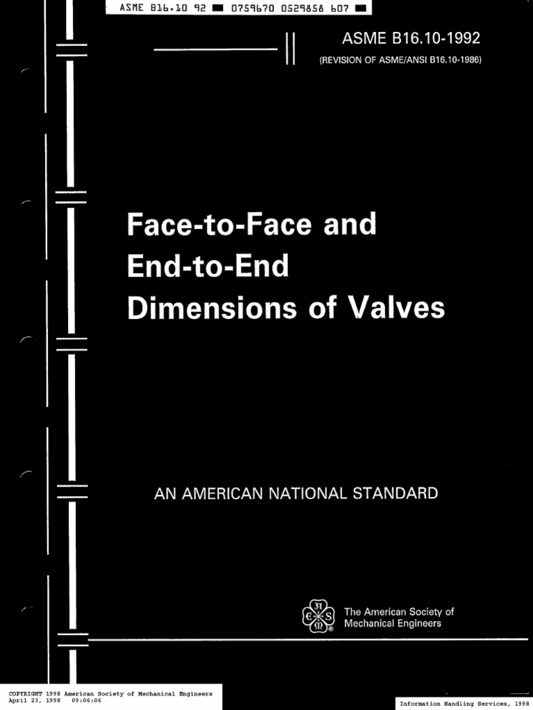 Asme B16-10 | PDF