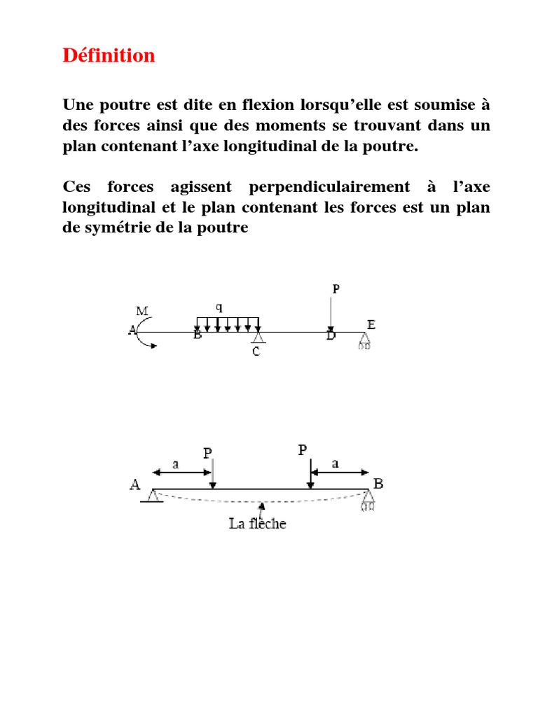 TD RDM Flexion Simple | PDF | Technologie et ingénierie