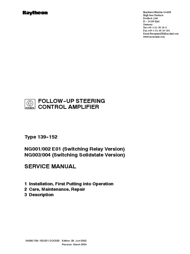 J-3088A Steering Amplifier Overview | PDF