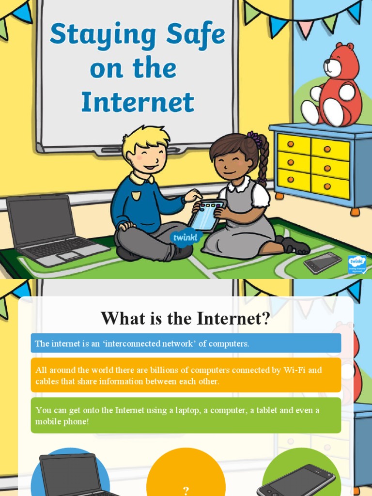 T T 2546175 Eyfs Staying Safe On The Internet Powerpoint Ver 3 | PDF ...
