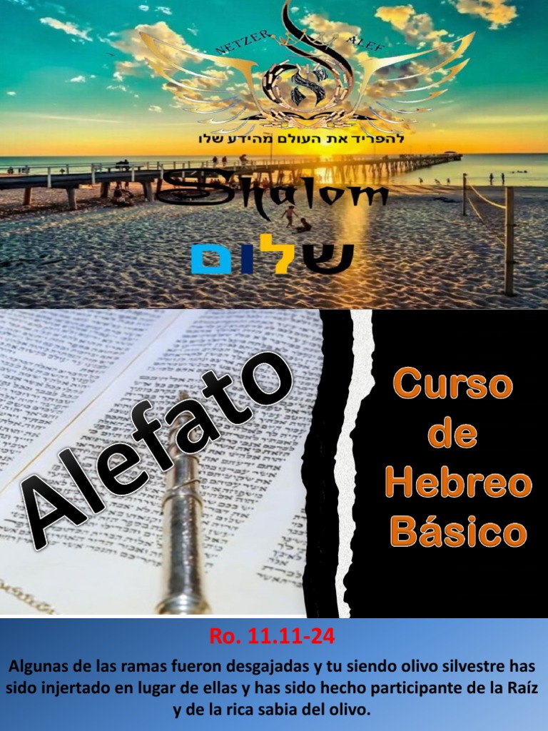 Hebreo Bíblico Clase 1 Alefato | PDF | Comunicación humana | Lingüística