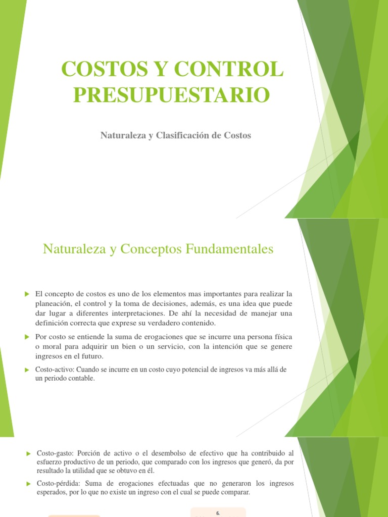 Tema 2 Naturaleza y Clasificacion de Los Costos | PDF | Calidad (comercial) | Contabilidad