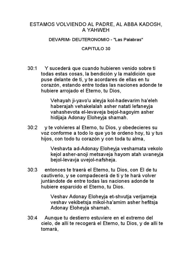 Estamos Volviendo Al Padre - Teshuva | PDF | Creencia religiosa y doctrina