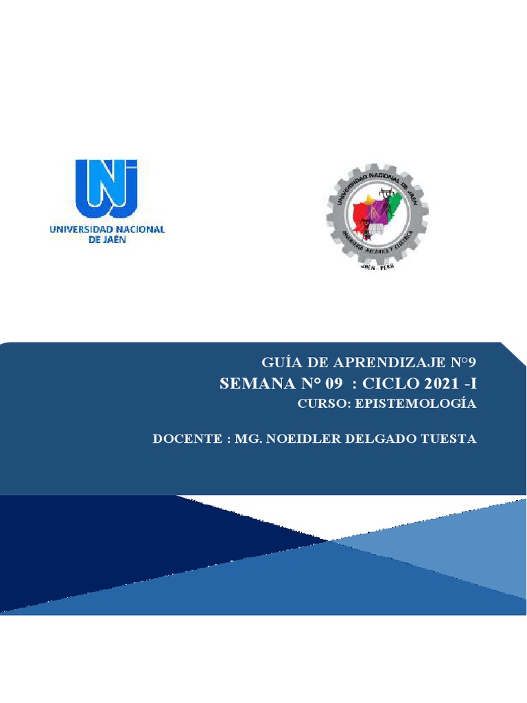 Guia de Aprendizaje N°9 | PDF | Método científico | Conocimiento