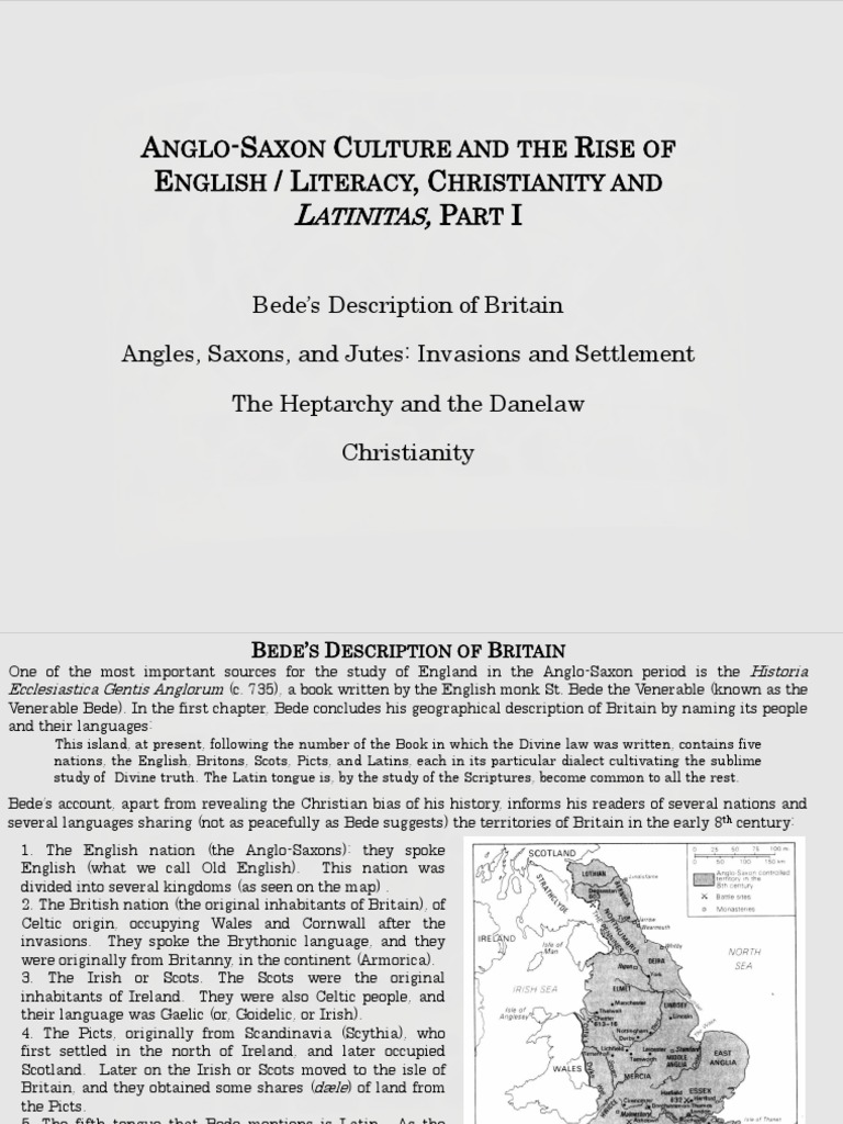 Anglo-Saxon Culture and Invasions | PDF | Anglo Saxons | Bede
