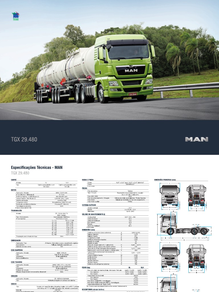 Man TGX 29.480 | PDF