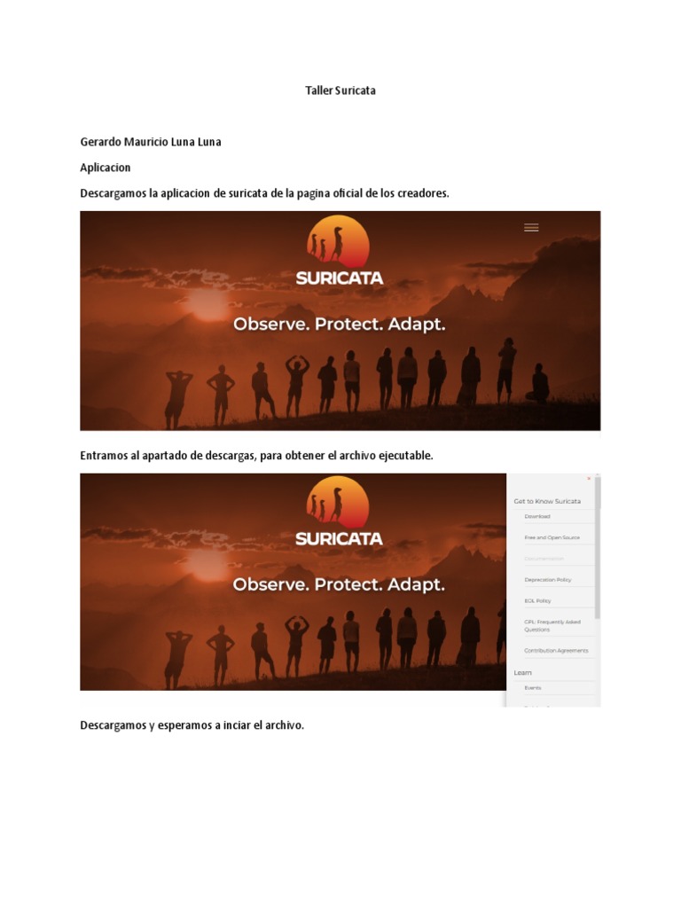 Guía de Instalación y Configuración de Suricata | PDF | Informática ...