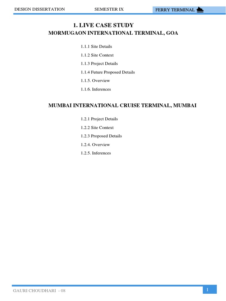 LIVE Case Study 20.9.22 | PDF | Mumbai | Cruise Ship