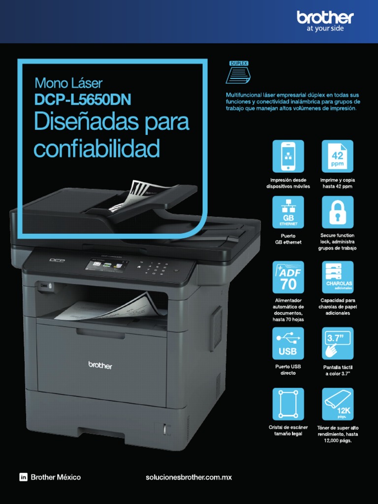 MX DCP-L5650DW Brochure FINAL | PDF