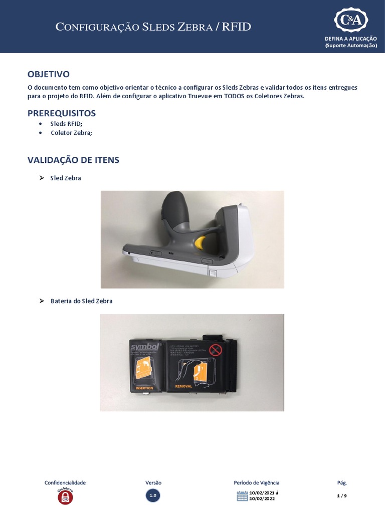 Configurar RFID Nos Coletores Zebras v2.0 | PDF | Identificação de ...