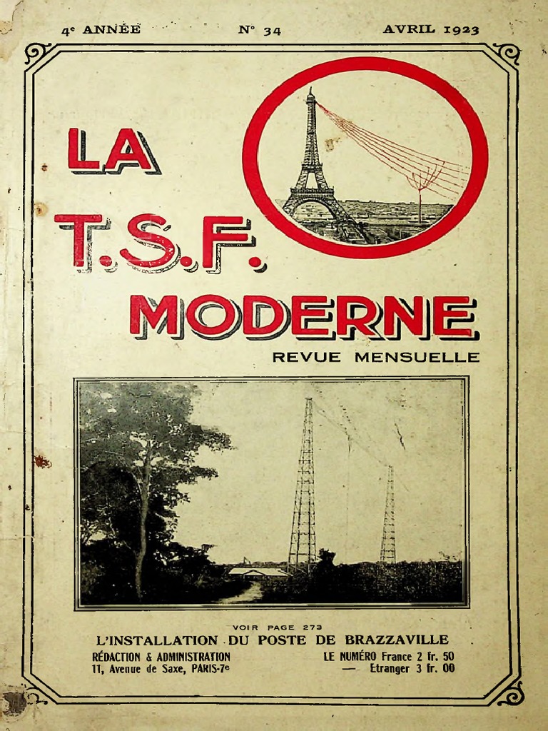 TSF Moderne 1923 34 Ocr | PDF