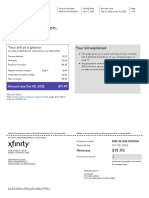 Xfinity Bill Summary for December 2023 | PDF | Service Industries