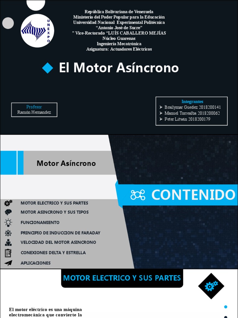 Motor Asincrono | PDF | Motor eléctrico | Electromagnetismo