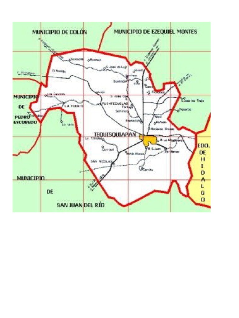 Mapa de Tequisquiapan | PDF