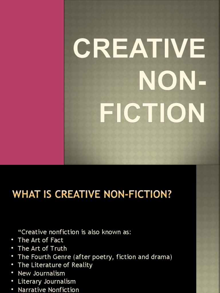 Creative Nonfiction PowerPoint | PDF