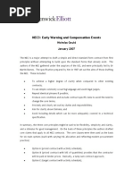 Early Warning Notice Under NEC 3 | PDF | Damages | Government