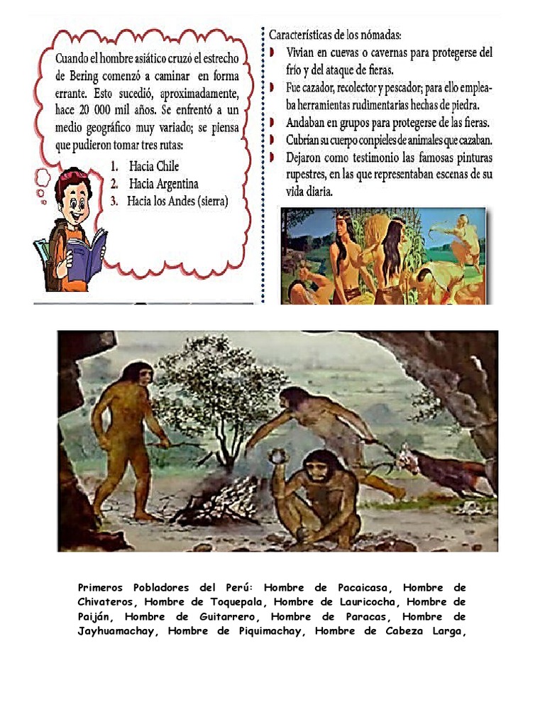 Primeros Pobladores del Perú | PDF