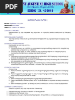 Halimbawa NG Learning Objectives Filipino | PDF