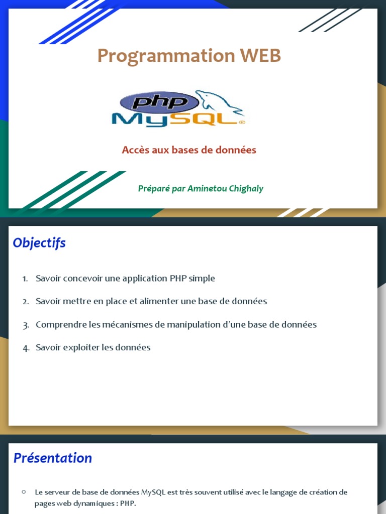 Chapitre 10 PHP MYSQL | PDF | Ordinateurs