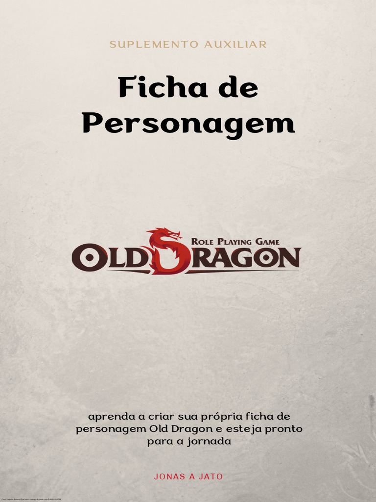 2021 02 Como Criar Ficha de Personagem Old Dragon | PDF | Jogos de RPG