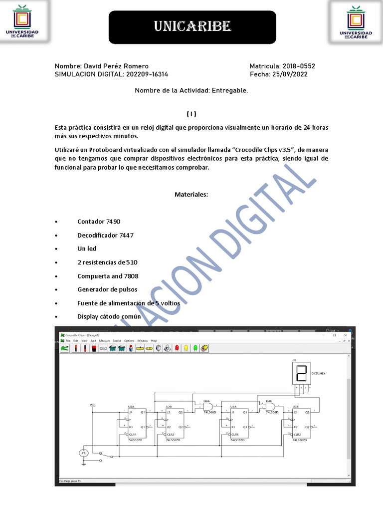 Perez Romero - David - Entregable 5. | PDF