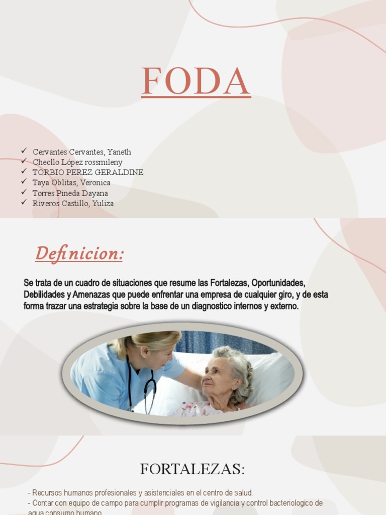 FODA3 | PDF | Enfermería | Análisis FODA