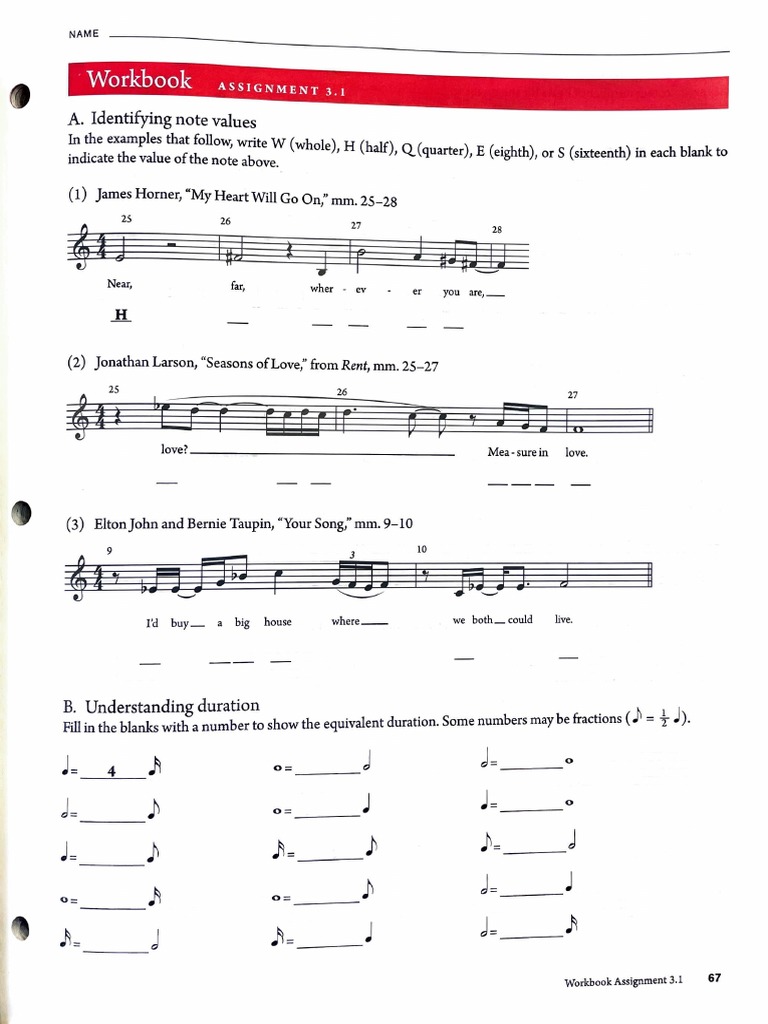 Music Theory Assignment 3 | PDF | Musical Forms | Rhythm And Meter