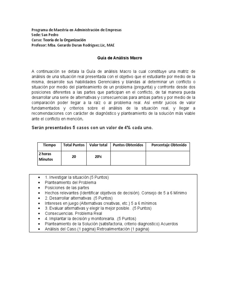 Grupo 3 Caso Macro #4 BCAC | PDF | Bancos | Costa Rica