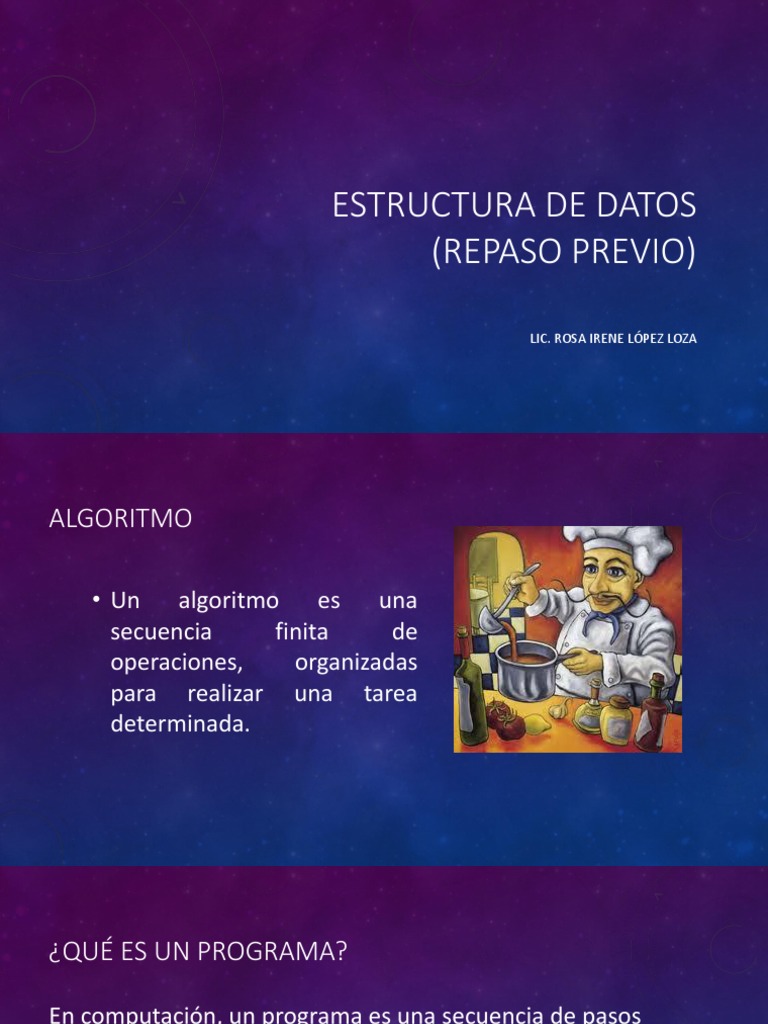Estructuras de Datos - Conceptos | PDF | Algoritmos | Lenguaje de programación