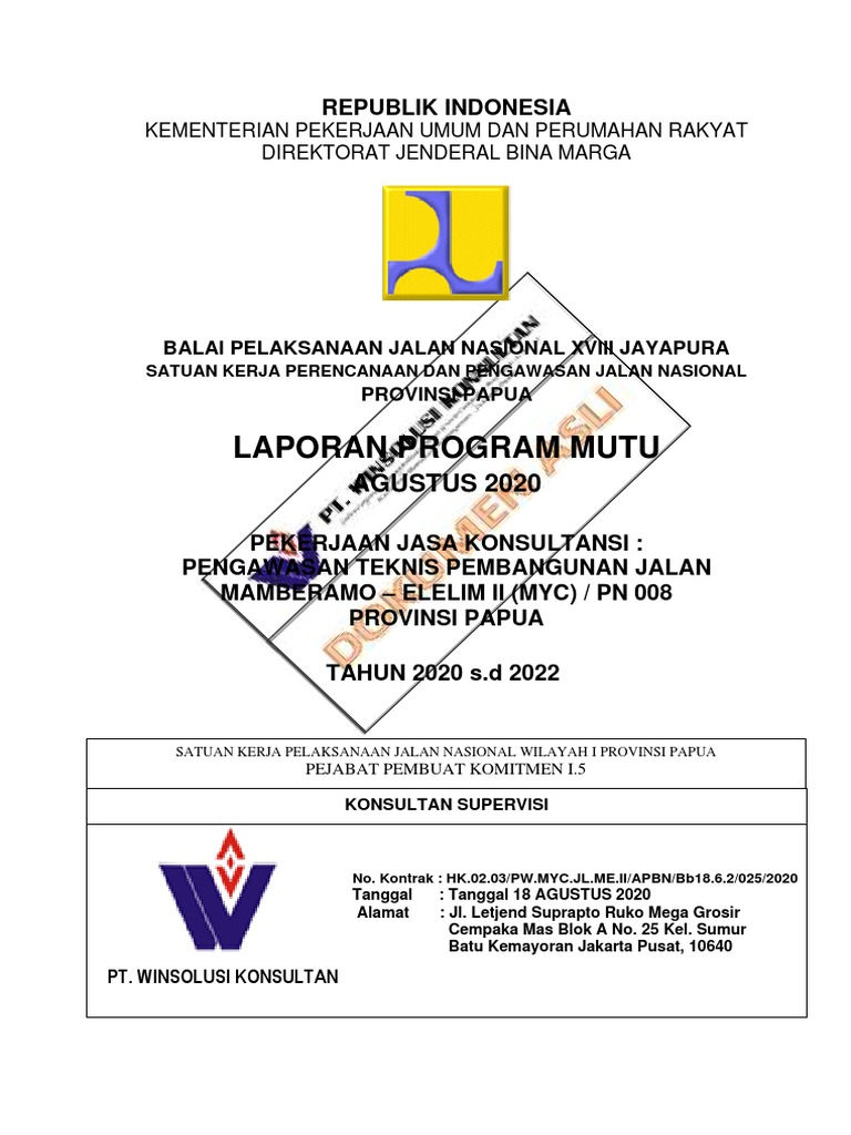 Program Mutu (RMK) | PDF