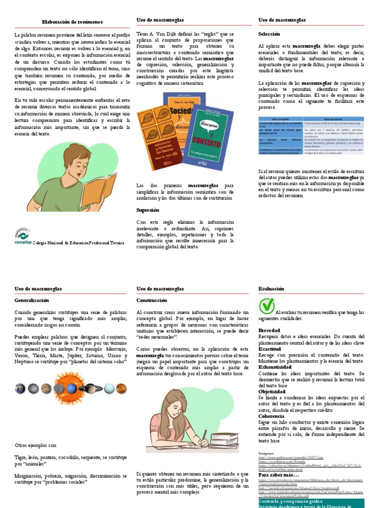 Elaboracion de Resumenes V Lectura | PDF | Sumario abstracto) | Información