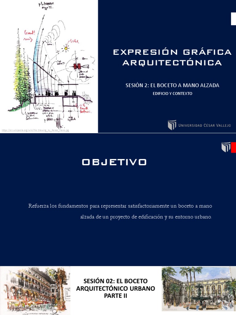 Expresión Gráfica Arquitectónica Sesión 02 | PDF