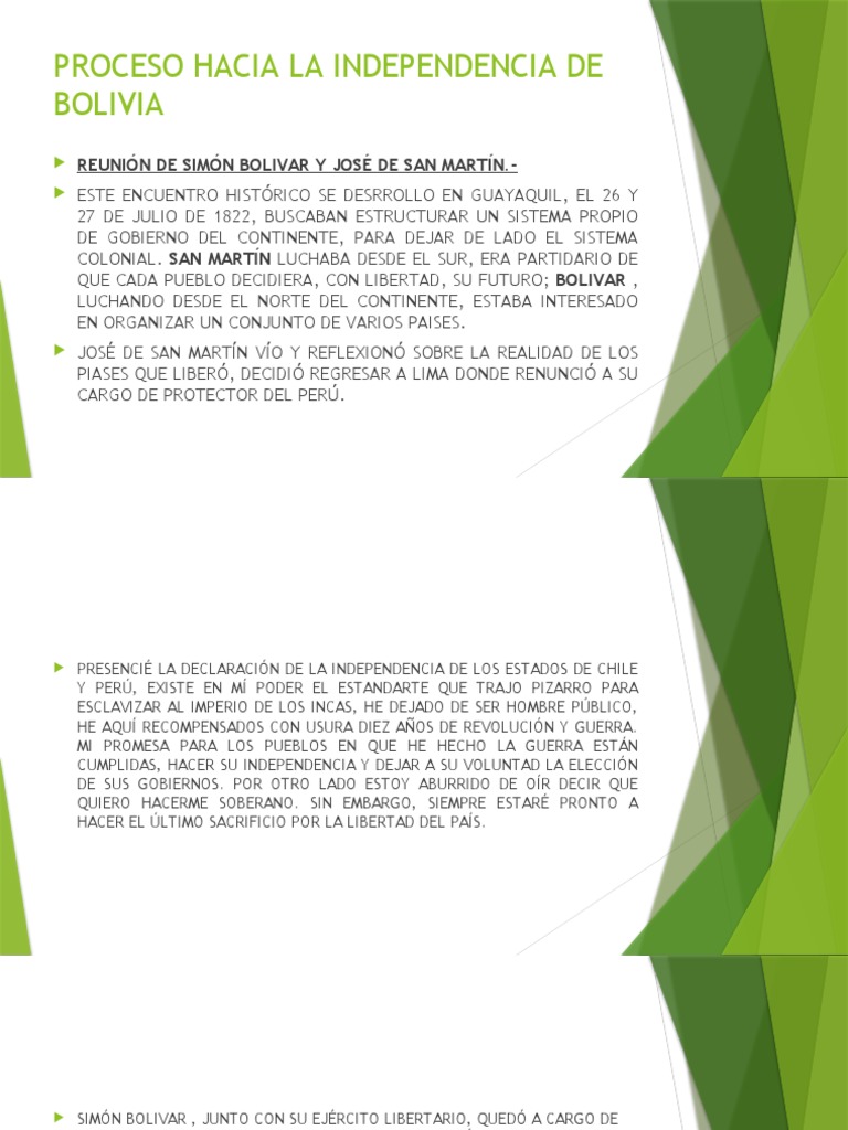 Tema 2.-Proceso Hacia La Independencia de Bolivia | PDF | Perú | Bolivia