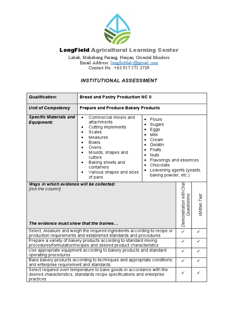 Institutional-Assessment - BPP | PDF