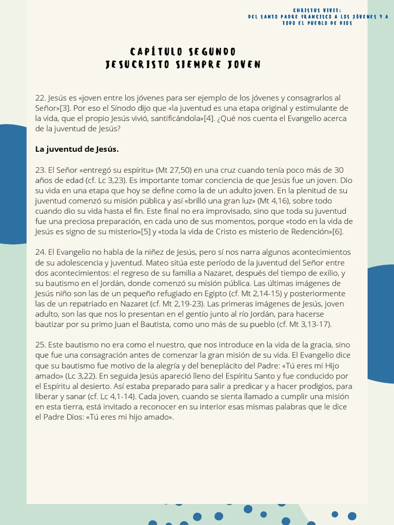 Capitulo 2 Cristo Vive | PDF | Jesús | Iglesia Católica