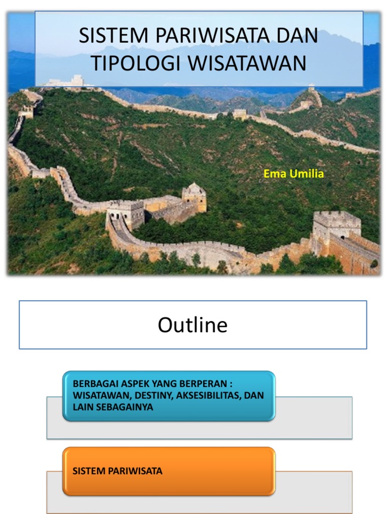 Sistem Pariwisata Dan Tipologi Wisatawan | PDF