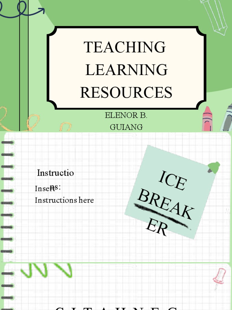 Teaching Learning Resources | PDF | Learning | Educational Technology
