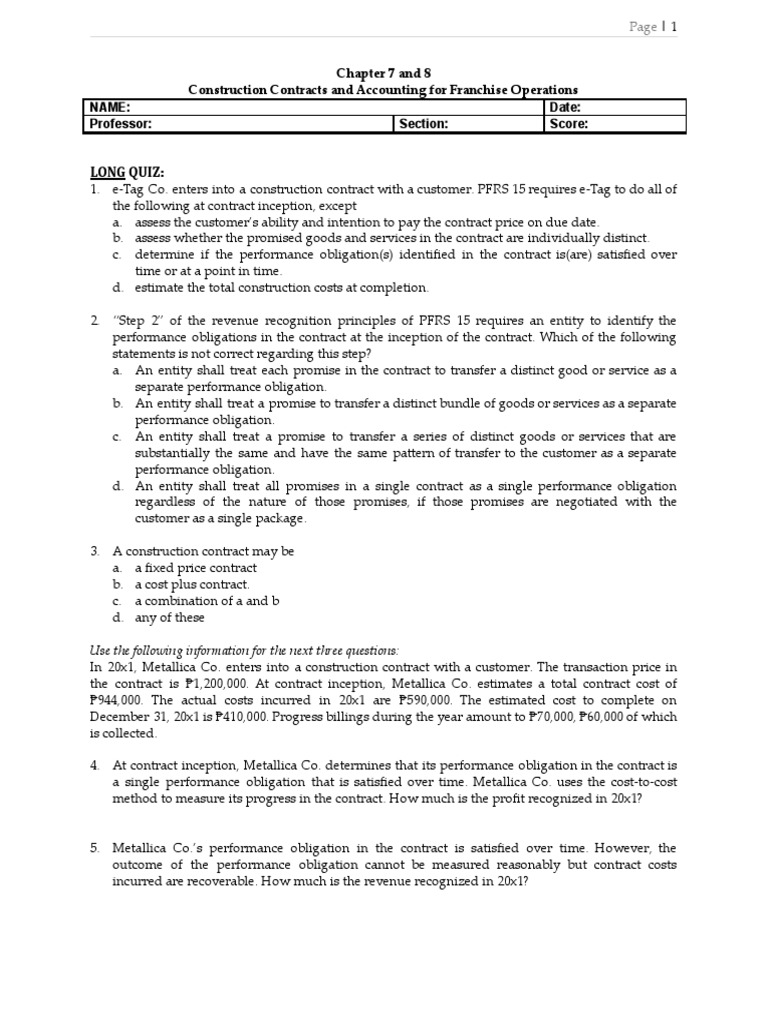 ACC110 P2 Q2 Answer - Docx 2 | PDF | Franchising | Cost