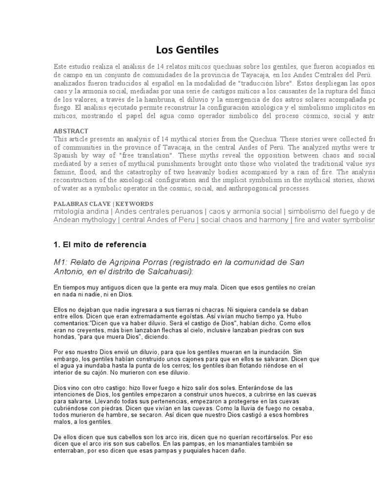 Los Gentiles | PDF