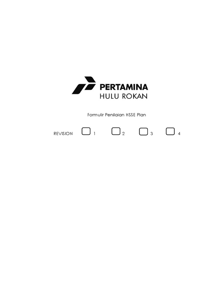 05.lampiran 2.3 - Formulir Penilaian HSSE Plan | PDF | Sains & Matematika | Komputer