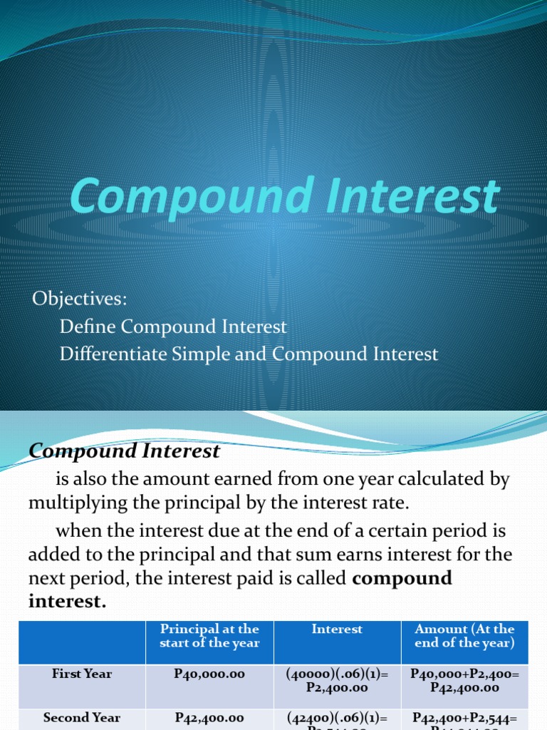 Compound Interest 2 | PDF | Interest | Compound Interest