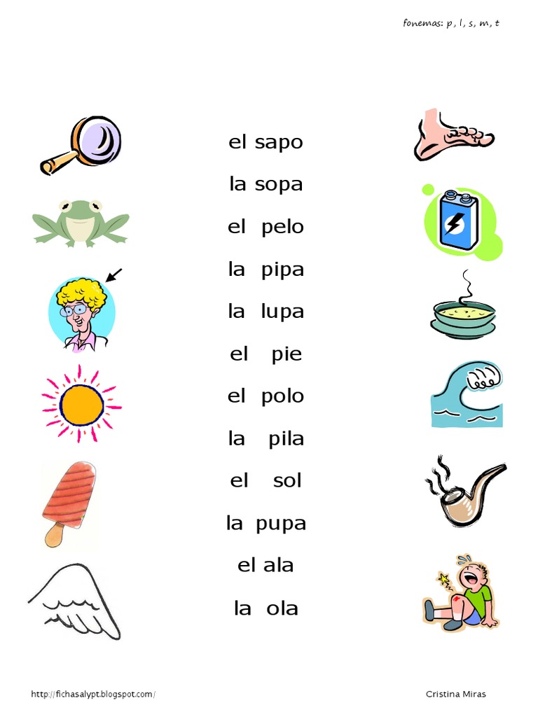 Lectoescritura P, L, S, M, T Excelente | PDF