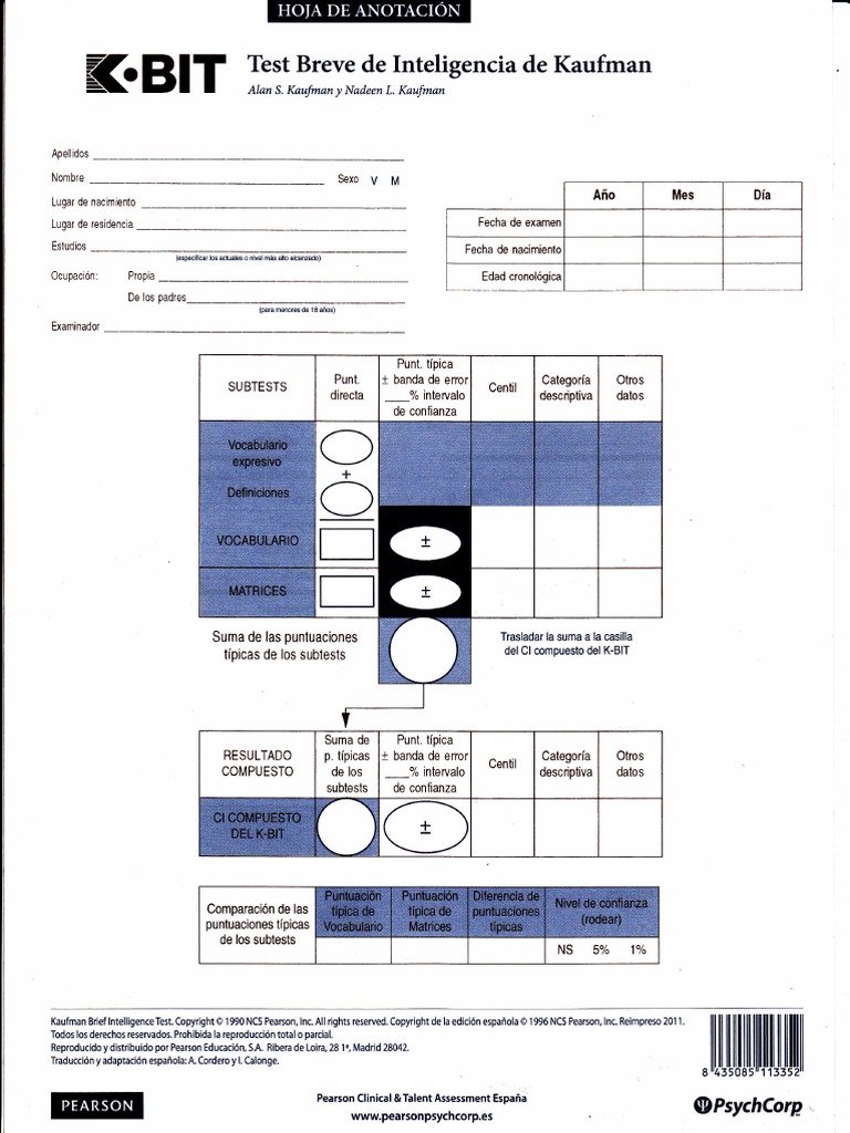 K-BIT Protocolo | PDF