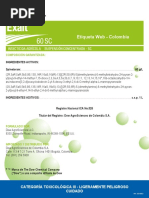 Ficha Tec Rescate 20 PS 2021 | PDF | Insectos