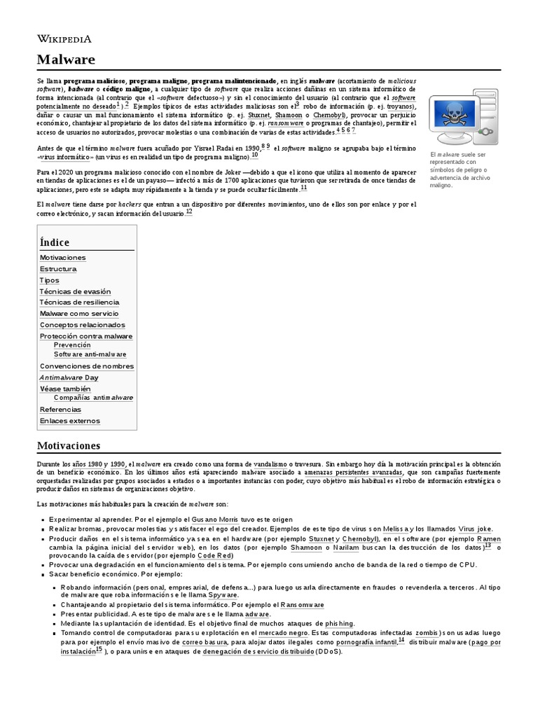 Malware | PDF | Malware | Prevención del crimen